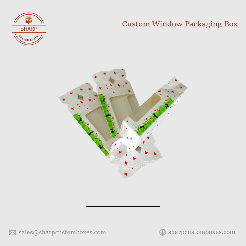 Custom Window Packaging Boxes - Printed Window Boxes