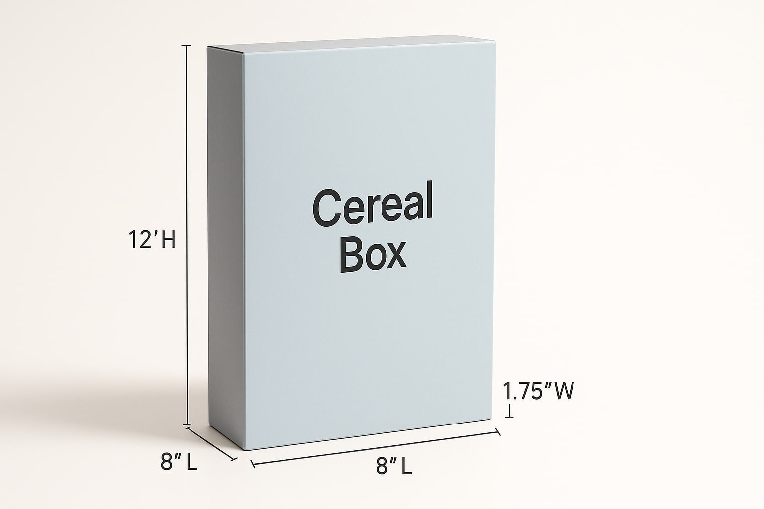 Cereal Box Dimensions Guide 2026 | Sizes, Weight & Nutrition Facts