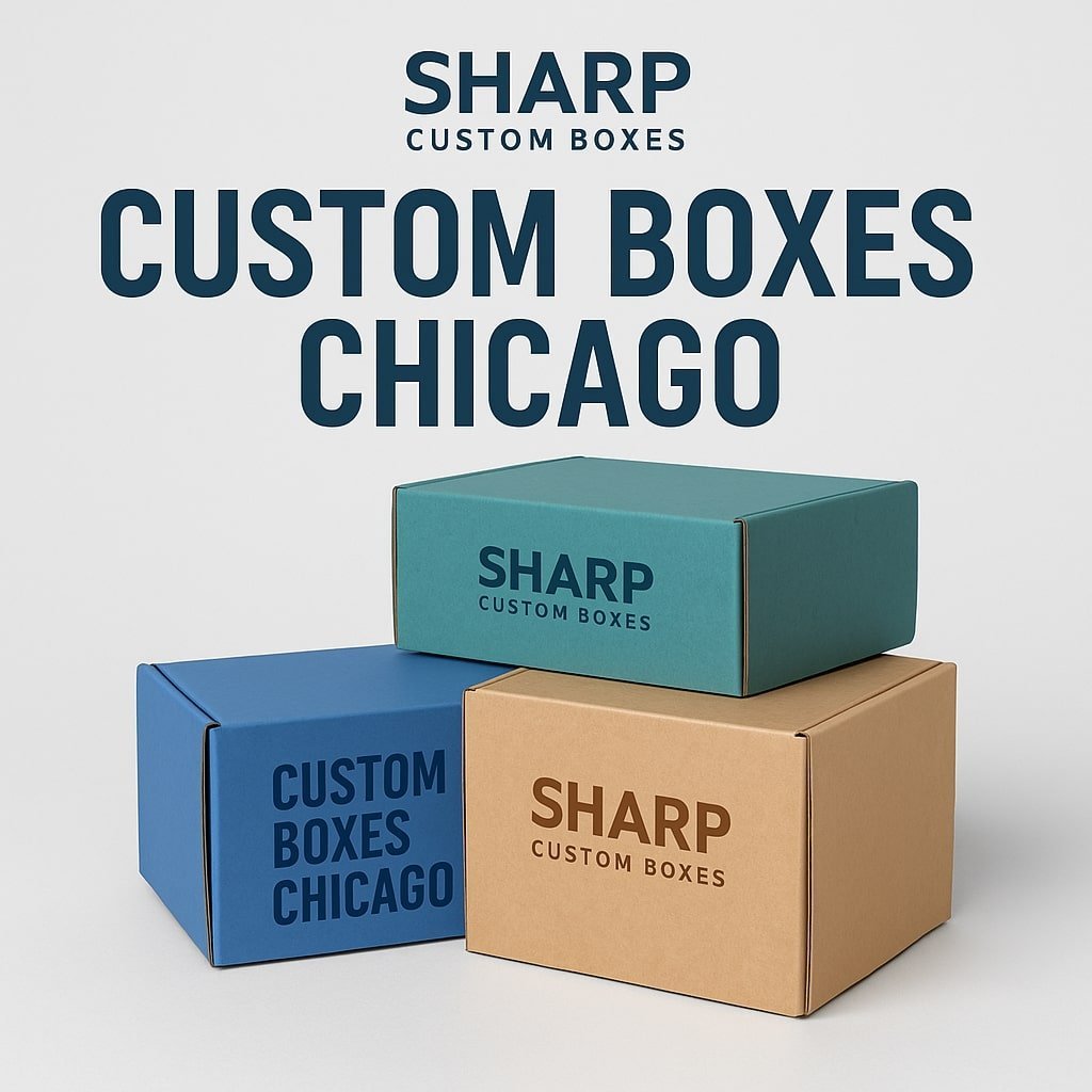 Custom Boxes Chicago | Premium Packaging Solutions by Sharp Custom Boxes